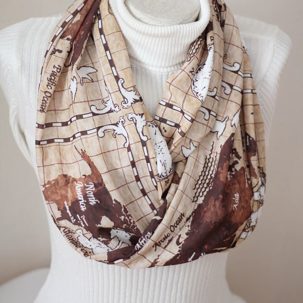 Map Scarf - Etsy