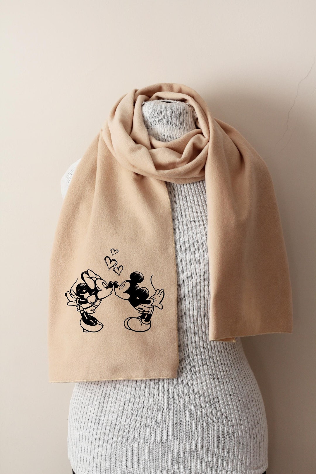 Mickey Mouse Scarf Minnie Mouse Scarf Mickey Mouse Gifts for Women ...