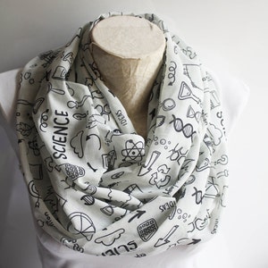 Science Scarf Science Teacher Gift Coworker Christmas Gift Infinity ...