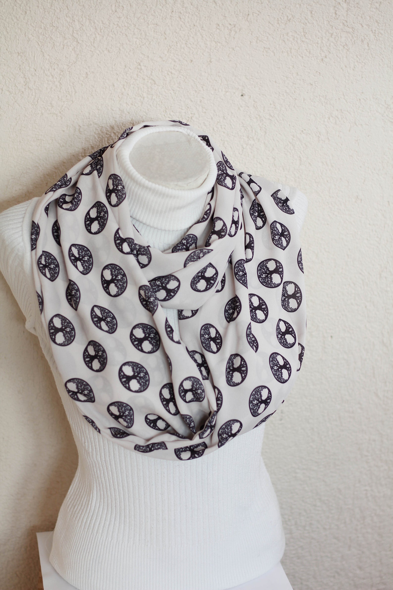 Tree of Life Infinity Scarf Family Tree Sacred Geometry | Etsy