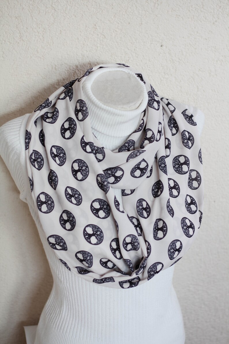 Tree of Life Infinity Scarf Family Tree Sacred Geometry | Etsy