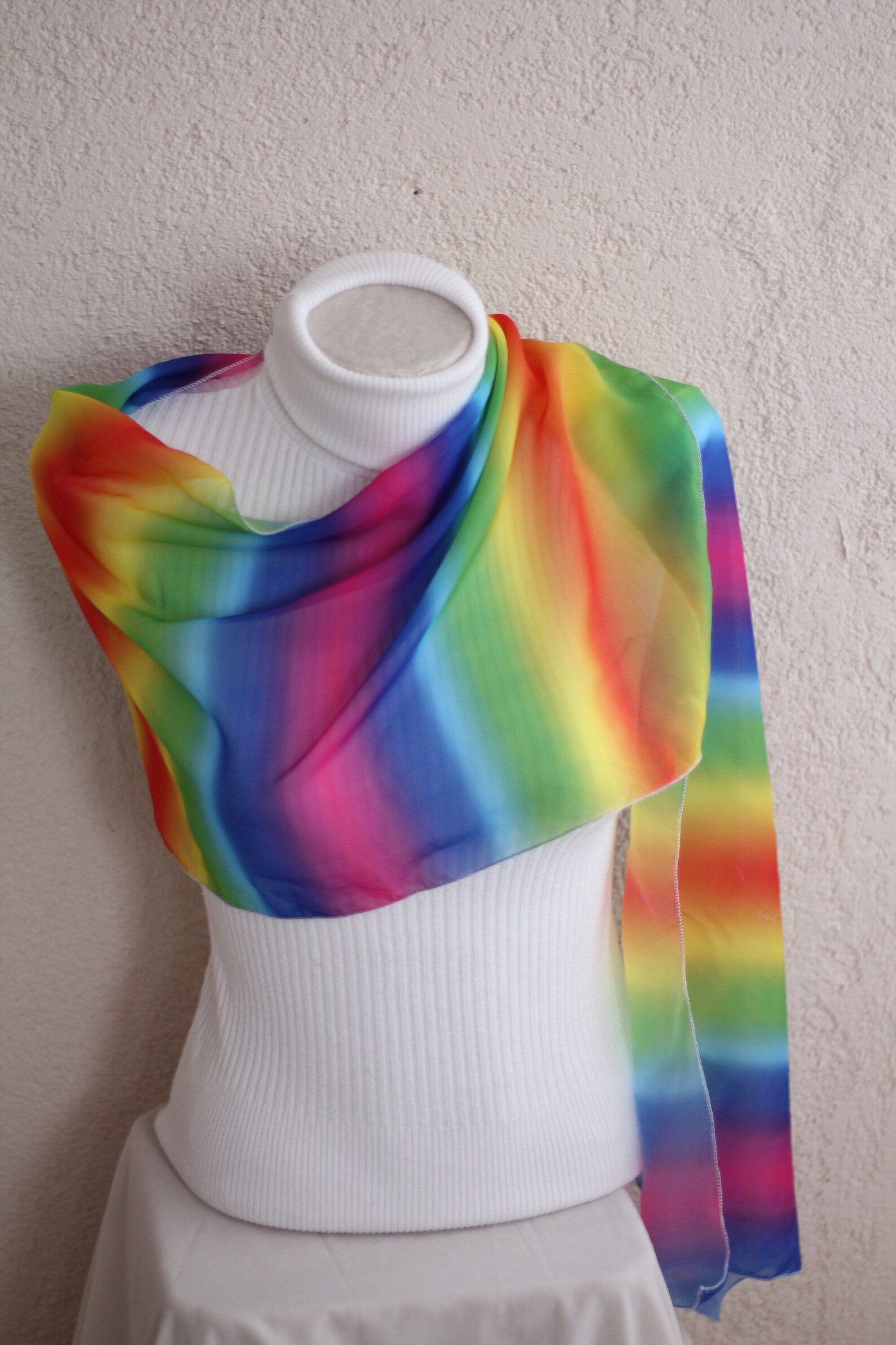 Rainbow Scarf Rainbow Pride Infinity Scarf Lgbt Gay Pride | Etsy