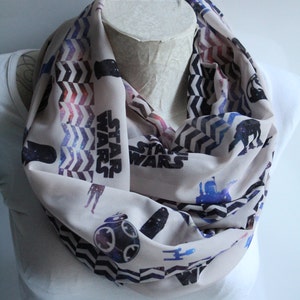 Star Wars Scarf, BB-8 Infinity Scarf - R2-D2 Scarf, Darth Vader Scarf ...
