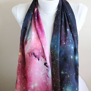 Galaxy Scarf, Outer Space Infinity Scarf - Space Gifts Galaxy Nebula ...