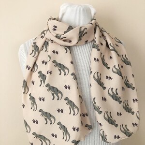 Dinosaur Scarf, T-rex Scarf - Dinosaur Fossil Infinity Scarf Dinosaur ...