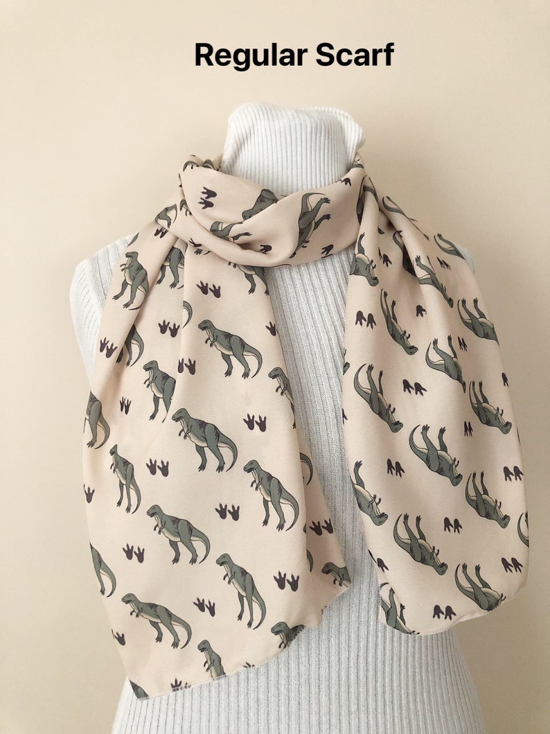 Dinosaur Scarf, T-rex Scarf - Dinosaur Fossil Infinity Scarf Dinosaur ...