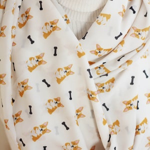 Corgi Gifts Corgi Scarf Dog Mom Infinity Scarf Dog Accessories Dog ...