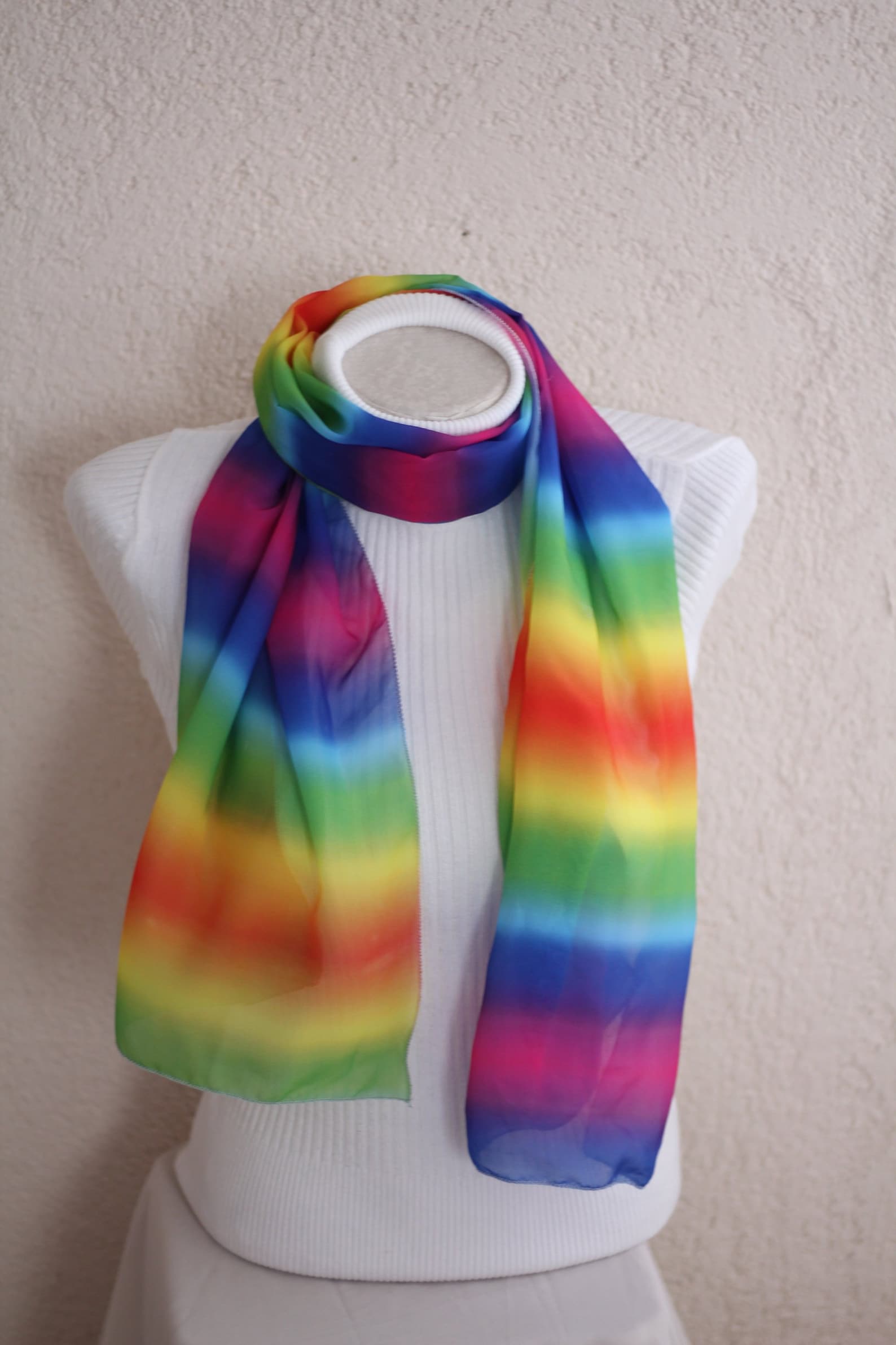 Rainbow Scarf Rainbow Pride Infinity Scarf Lgbt Gay Pride | Etsy