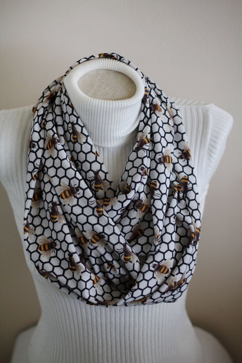 Bee Scarf Honey Bee Gifts for Girlfriend Save The Bees Queen | Etsy