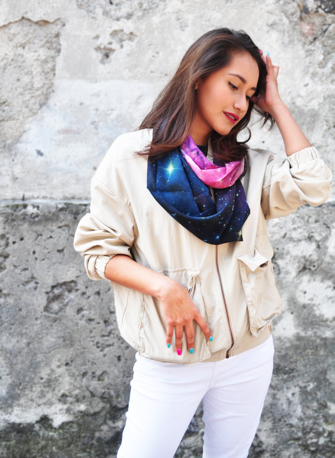Galaxy Scarf Outer Space Infinity Scarf Space Gifts Galaxy - Etsy Canada