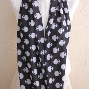 Alien Head Scarf Ufo Infinity Scarf Fall Autumn Alien Love - Etsy