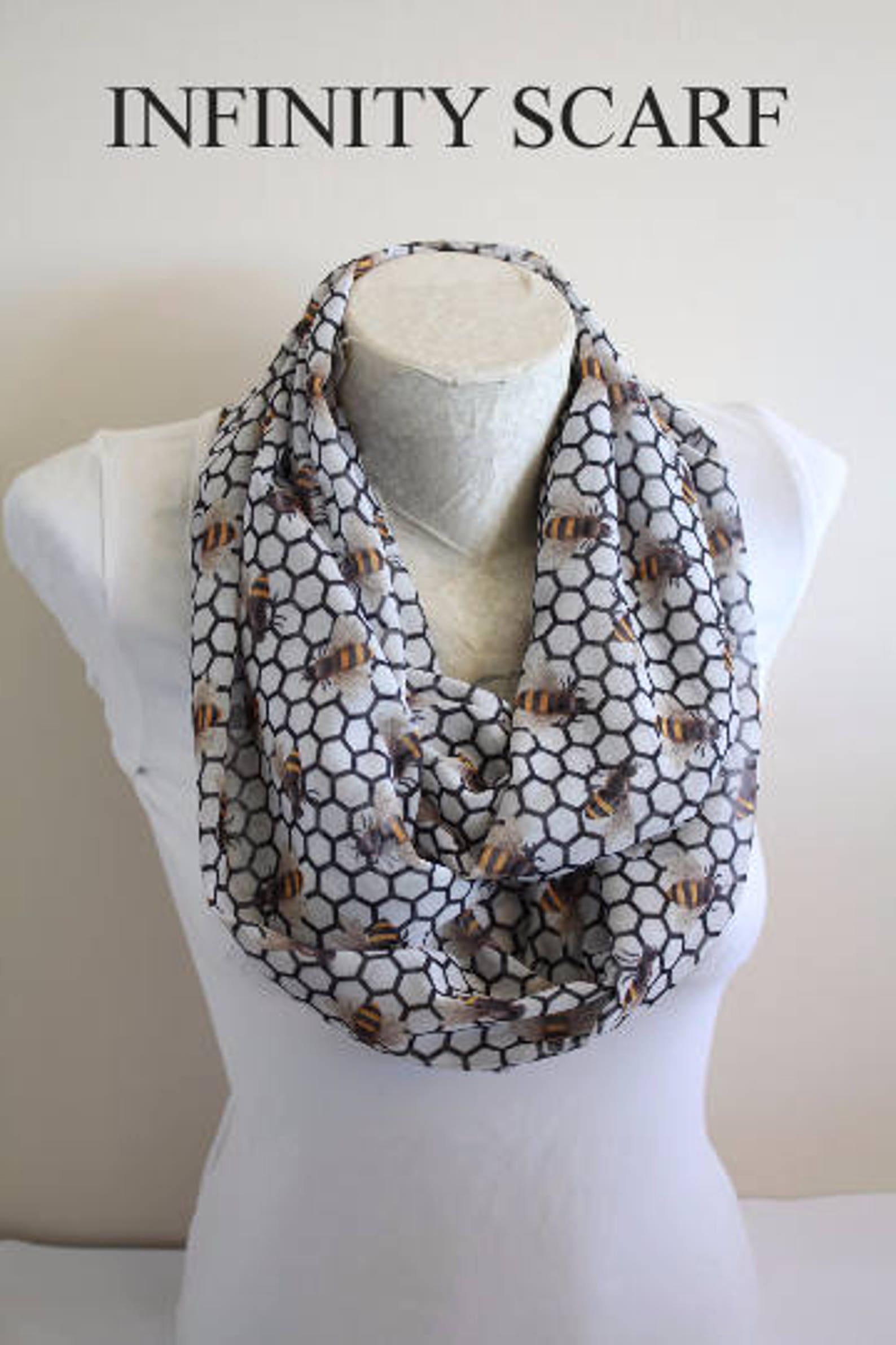 Bee Scarf Honey Bee Gifts for Girlfriend Save The Bees Queen | Etsy