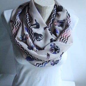 Star Wars Scarf, BB-8 Infinity Scarf - R2-D2 Scarf, Darth Vader Scarf ...