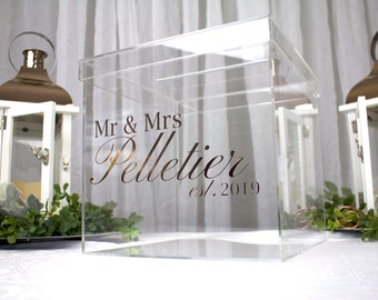 Wedding card box | Etsy