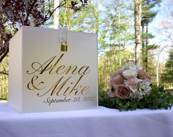 Frosted Acrylic Card Box - Etsy