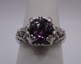 Grape Topaz Ring - Etsy