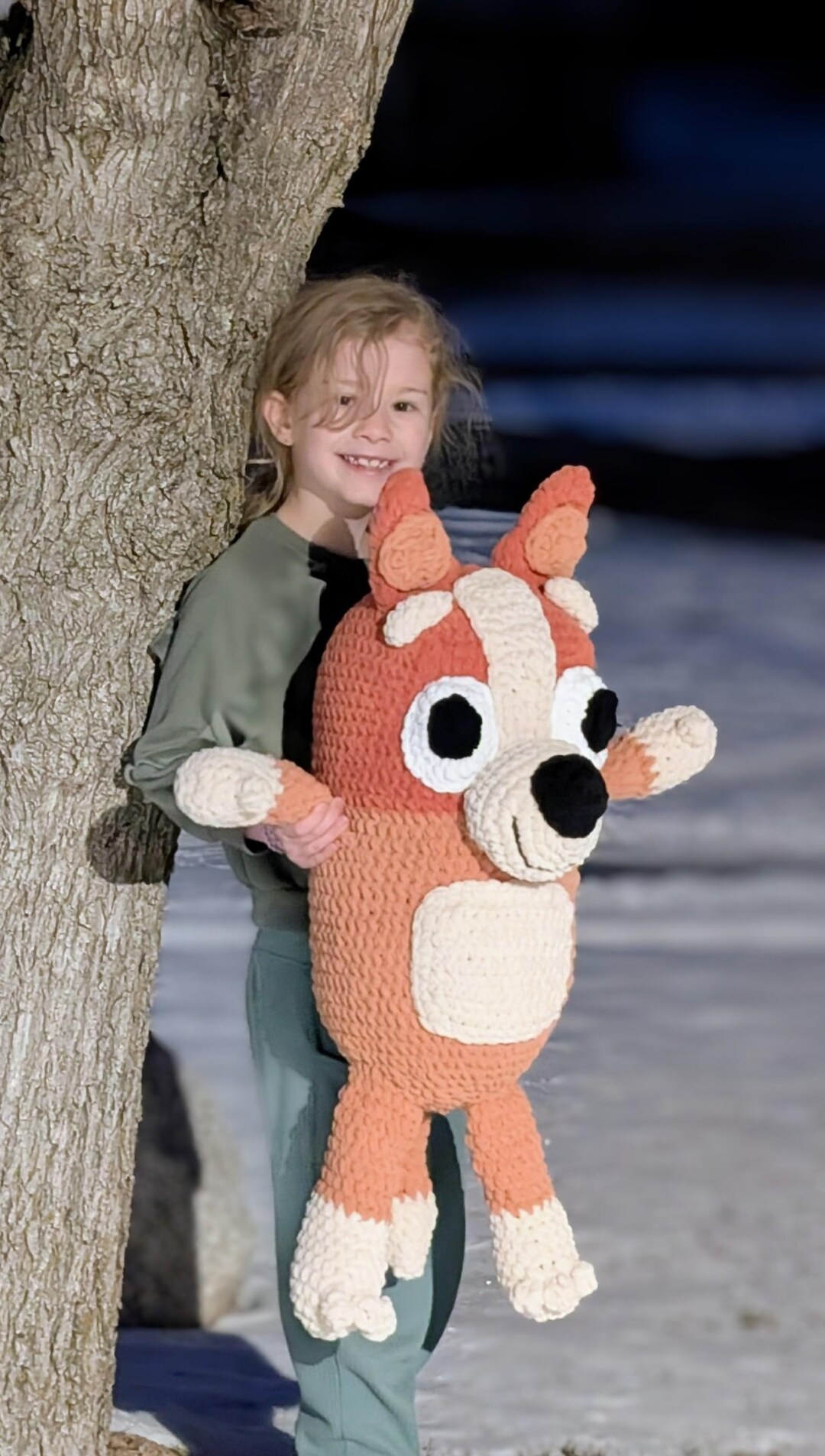 Giant Bluey Inspired Bingo, 2+ Ft Stuffed Animal, Xtra Large Plushy ...