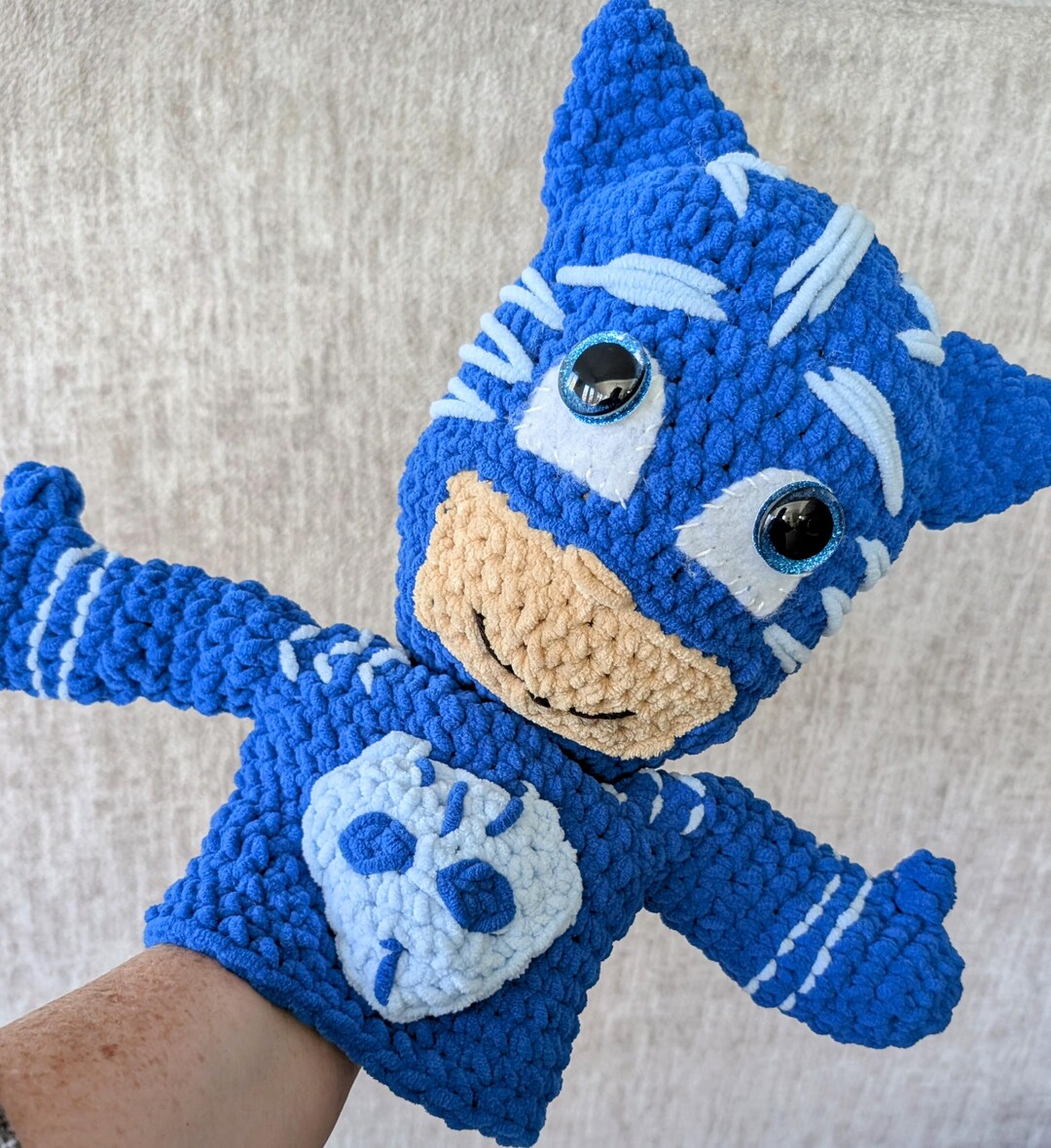 Catboy Inspired Hand Puppet, Disney Jr PJ Masks, Plush Hand Puppet, PJ ...