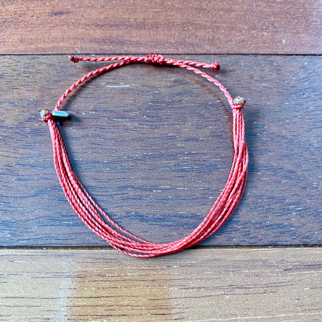 Heart Disease Awareness Surfer Waxed Polyester Bracelet; Perfect for ...