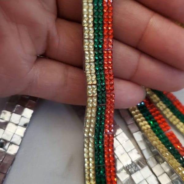 Rhinestone Trim by the Yard - Etsy