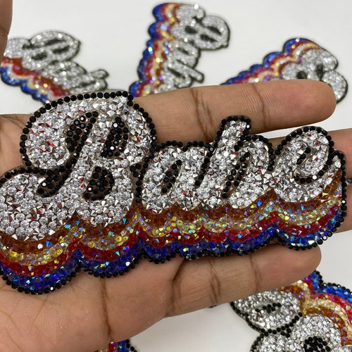 NEW Blinged Out limited Edition Rhinestone Patch | Etsy