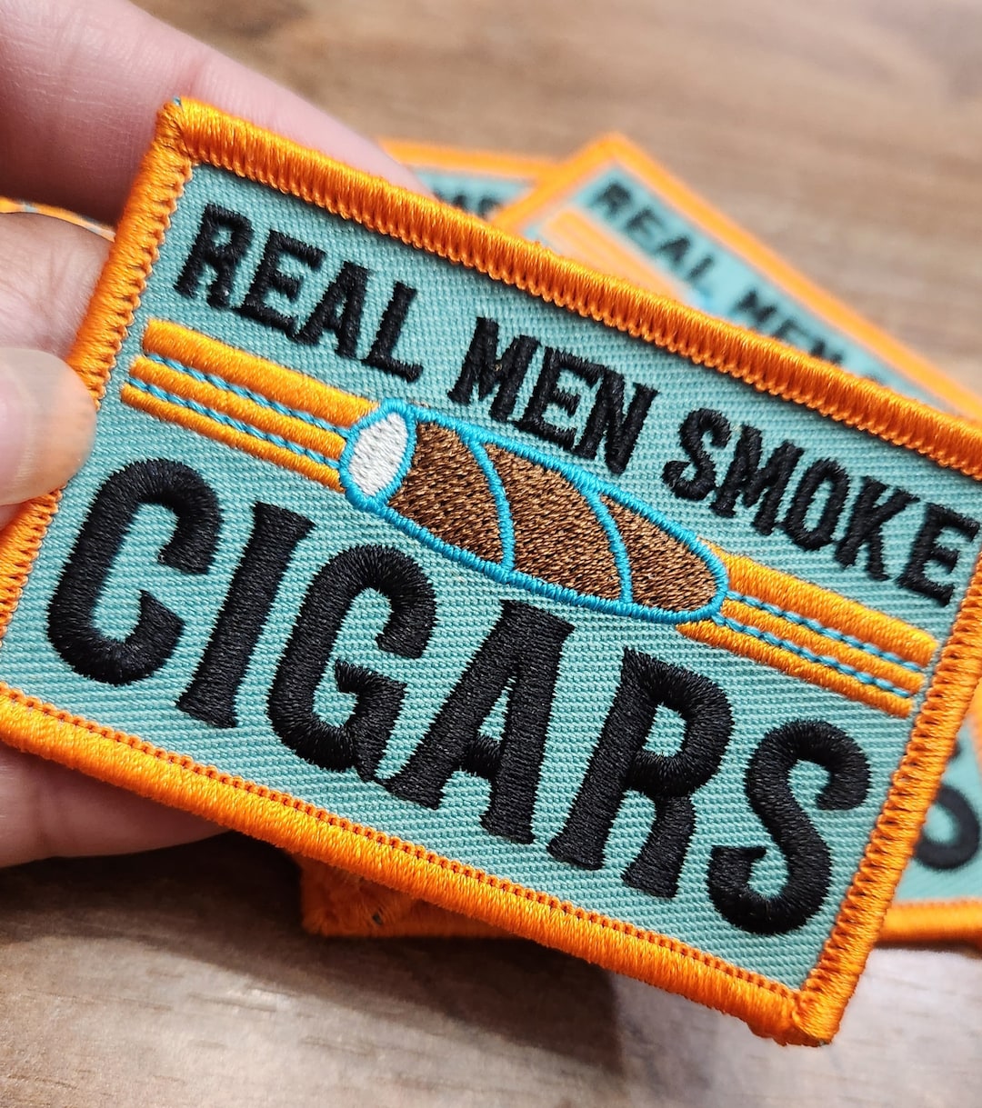Cigar Lovers,"real Men Smoke Cigars" 1-pc, Smokers Gift, Cool ...