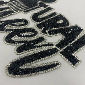 Rhinestone Patch, "natural Queen" Super Bling Patch With Adhesive, Size ...