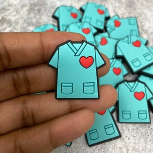 1-pc Medical Scrub Shoe Charm, Medical Charm; Nurse, Tech, Dr Charms ...
