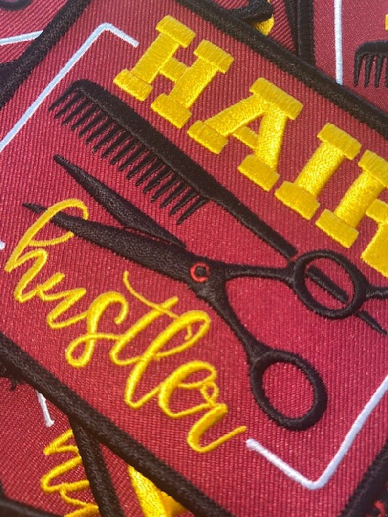 NEW Maroon hair Hustler Stylist Badge 1-pc | Etsy