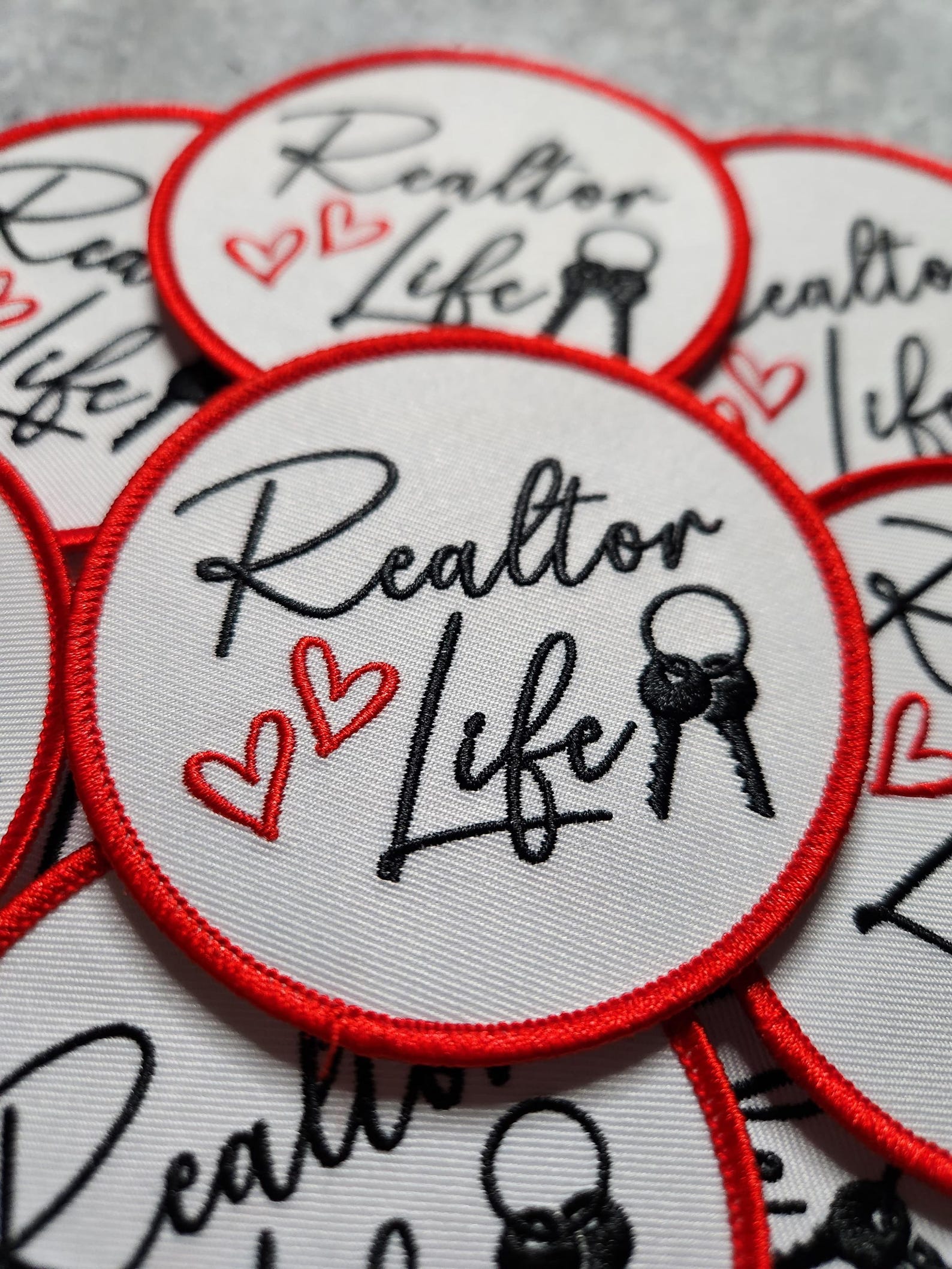 Patch Party Club, (1-pc) "realtor Life" Iron-on Embroidered Patch, Sz 3 ...