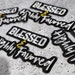 Statement Patch, blessed & Highly Favored 1-pc, Size 3, Iron-on ...