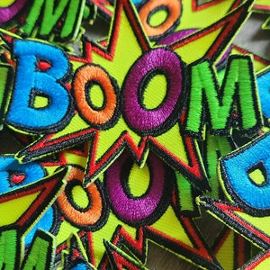 NEW Colorful Starburst 1-pc boom Patch - Etsy