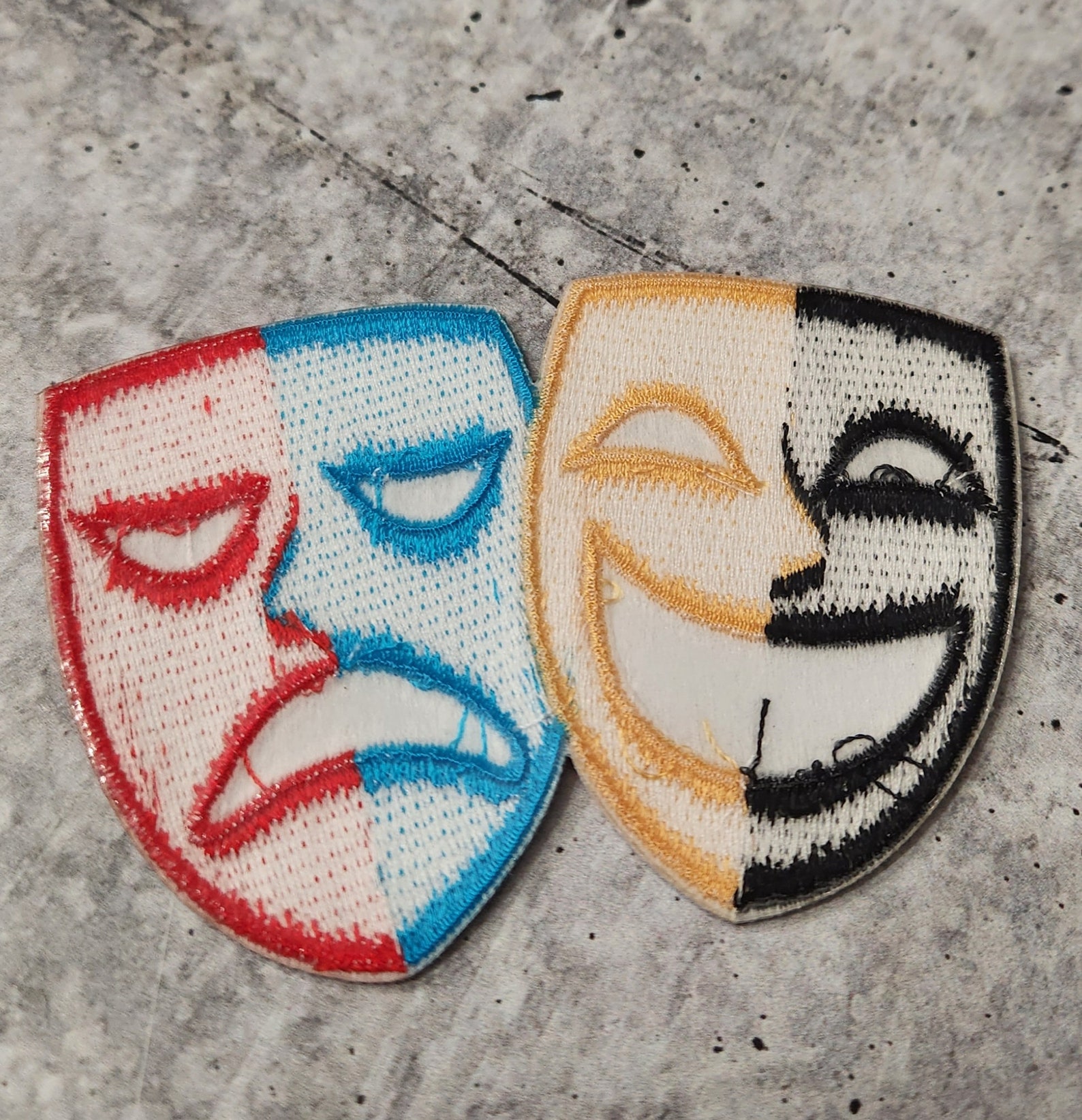 Patch Party Club, Theater of Emotions "comedy and Tragedy Emblem" (1-pc ...