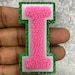 New Arrival, PINK Chenille, Green Glitter, W/ White Felt, Size 2.75 ...