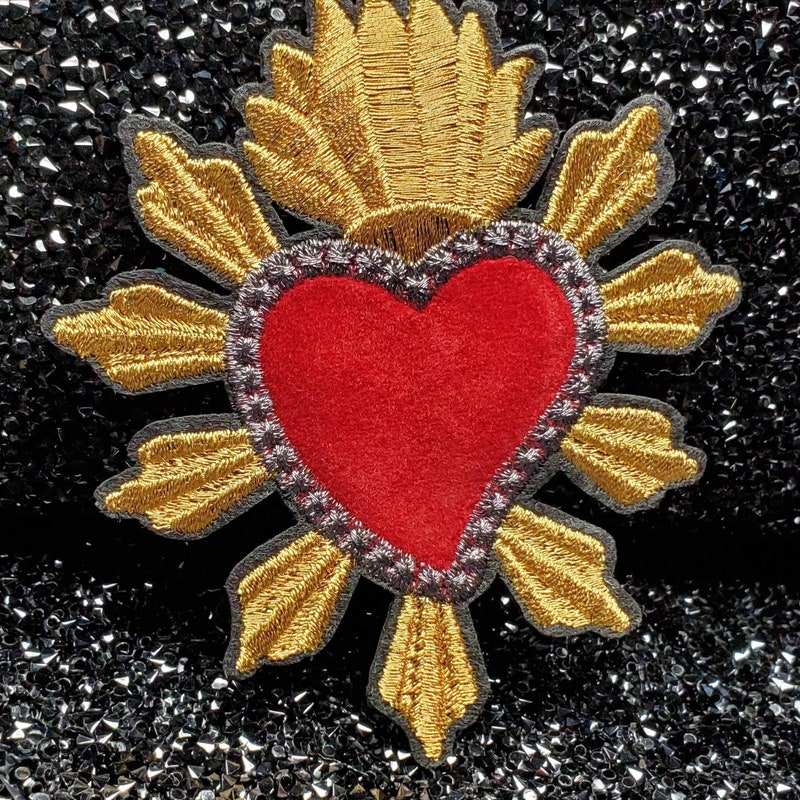 Sacred Heart Patch - Etsy