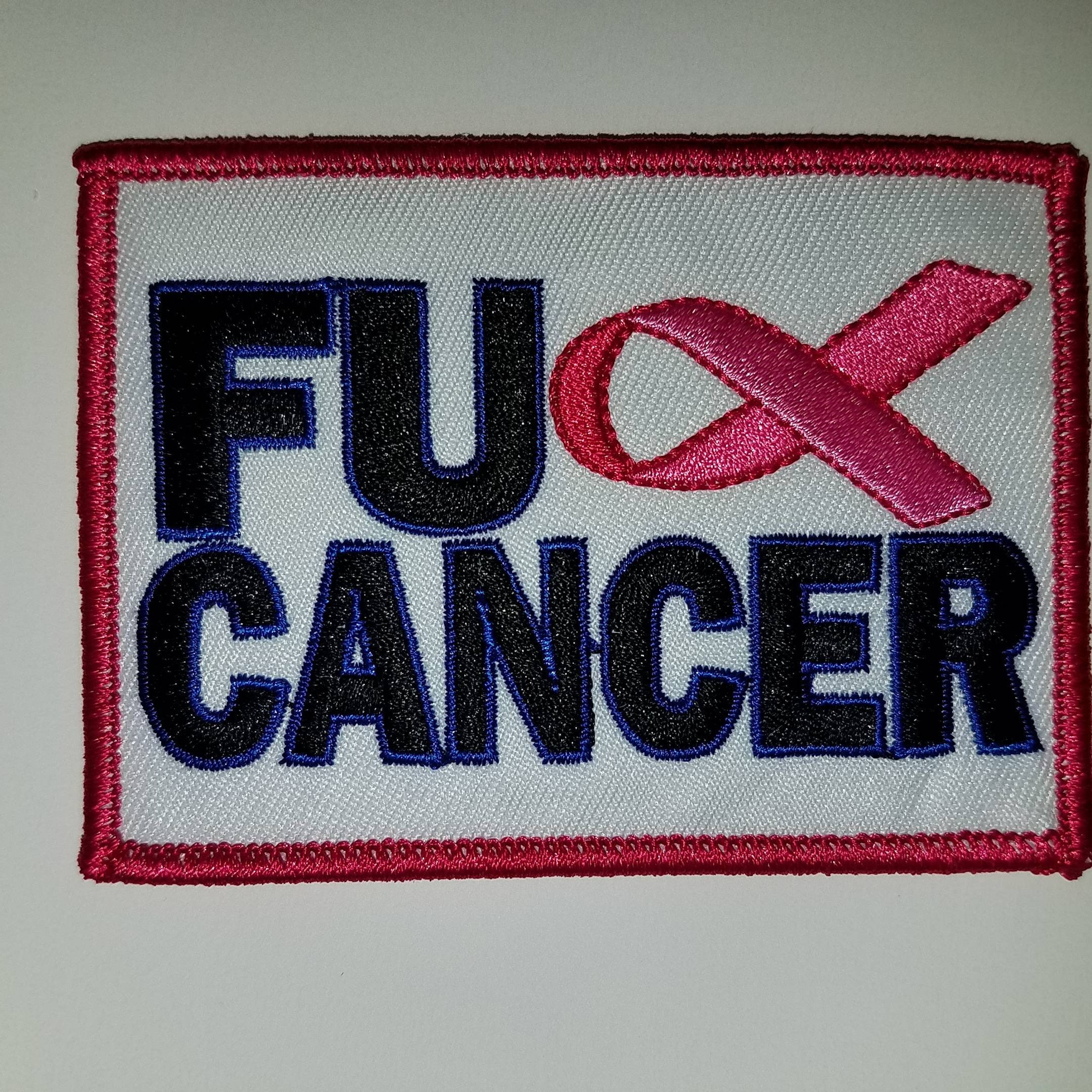 Exclusive 4x3-inch f Cancer With Ribbon Iron or - Etsy