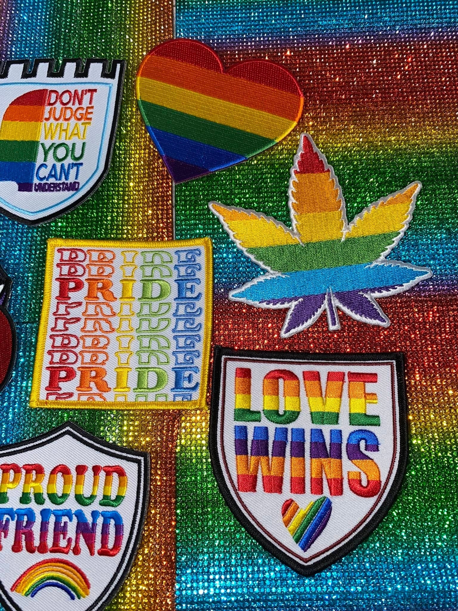10-pc Pride Collection: Full Set of Embroidered LGBTQ Patches - Etsy