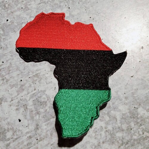Pan Africa African Continent Iron on Patch - Etsy