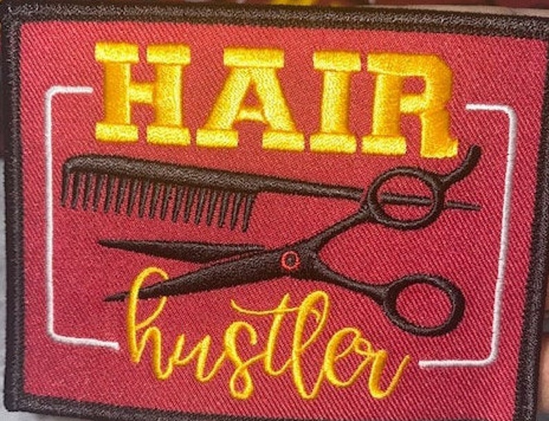 NEW Maroon hair Hustler Stylist Badge 1-pc | Etsy