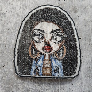 Patch Party Club, "twisted Beauty"(1-pc) Size 4" Iron-on Patch ...