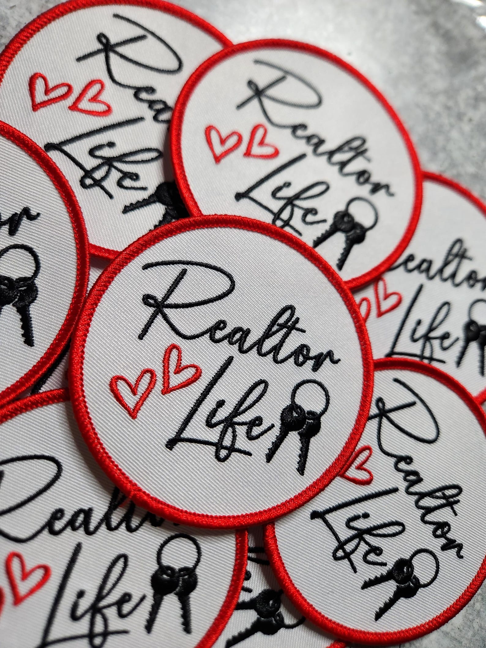 Patch Party Club, (1-pc) "realtor Life" Iron-on Embroidered Patch, Sz 3 ...