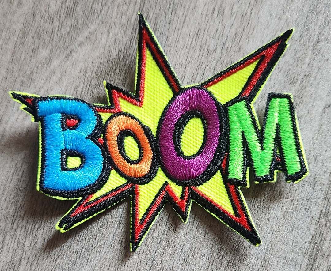 NEW Colorful Starburst 1-pc boom Patch - Etsy