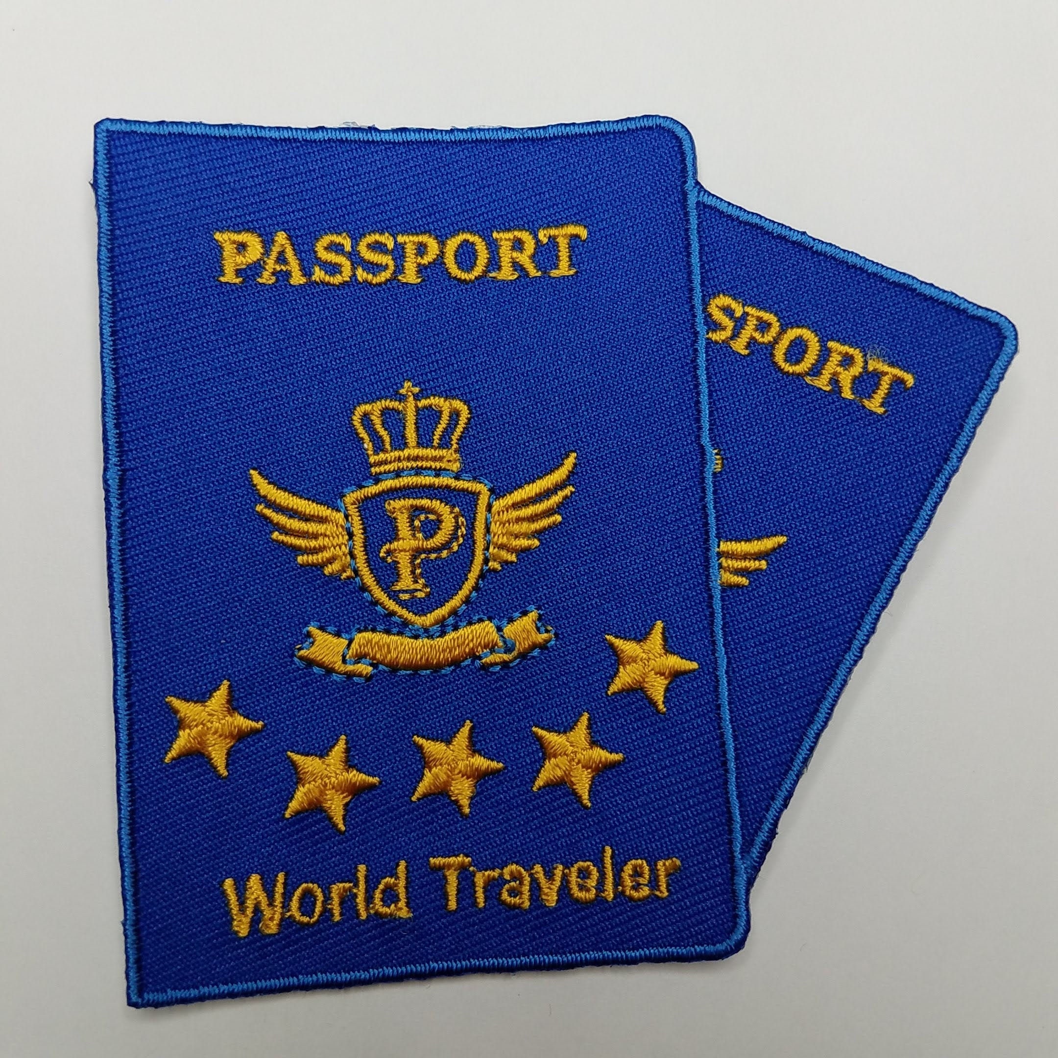 Exclusive world Traveler Gold Passport Patch - Etsy