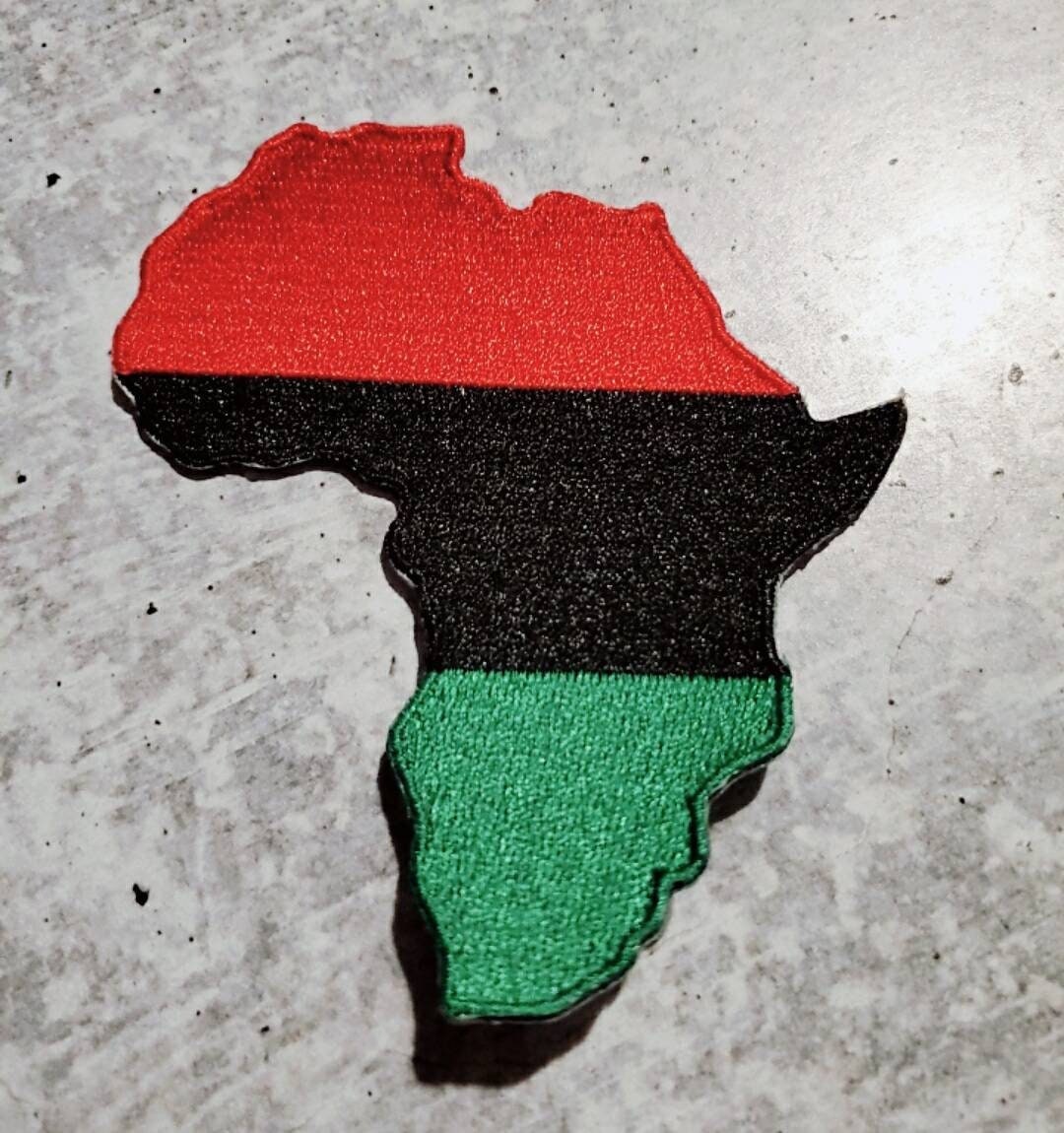 NEW, "pan-african Flag" Iron-on 100% Embroidered Afrocentric Patch ...
