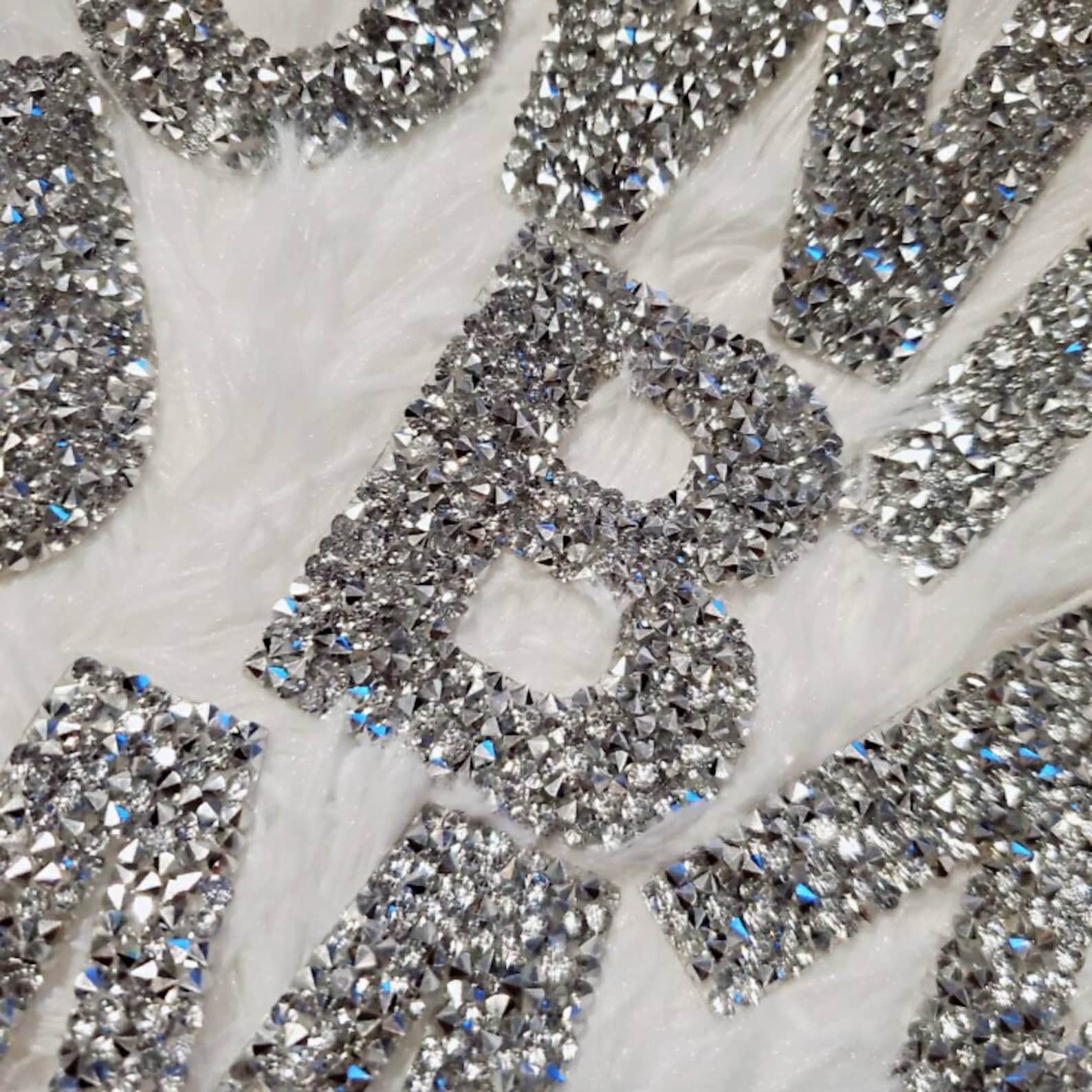 Hotfix Rhinestone Letters, SILVER 1 Pc, NEW, Choose Your Letter ...