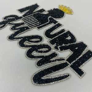 Rhinestone Patch natural Queen Super Bling Patch - Etsy