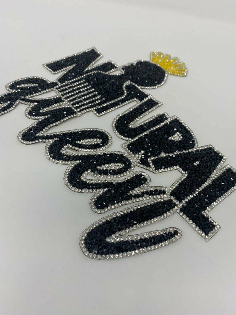 Rhinestone Patch natural Queen Super Bling Patch - Etsy