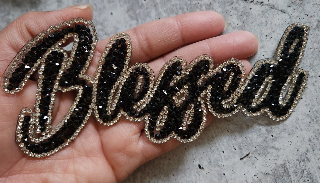 Patch Party Club, 1-pc blessed Rhinestone Patch With Adhesive ...
