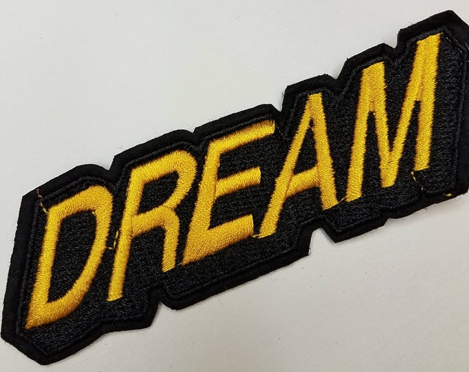Dream Quote Patch 4x1 Inch Cool Appliques for - Etsy