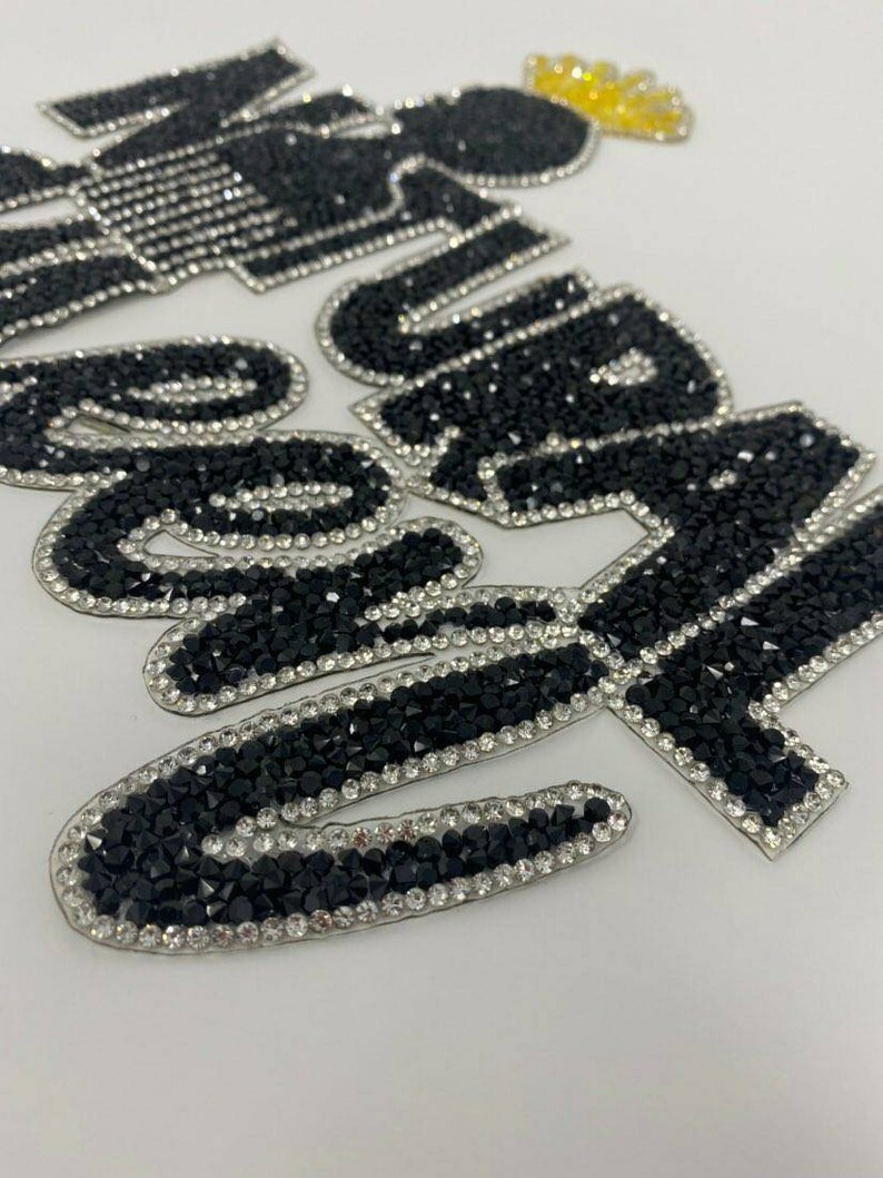 Rhinestone Patch natural Queen Super Bling Patch - Etsy